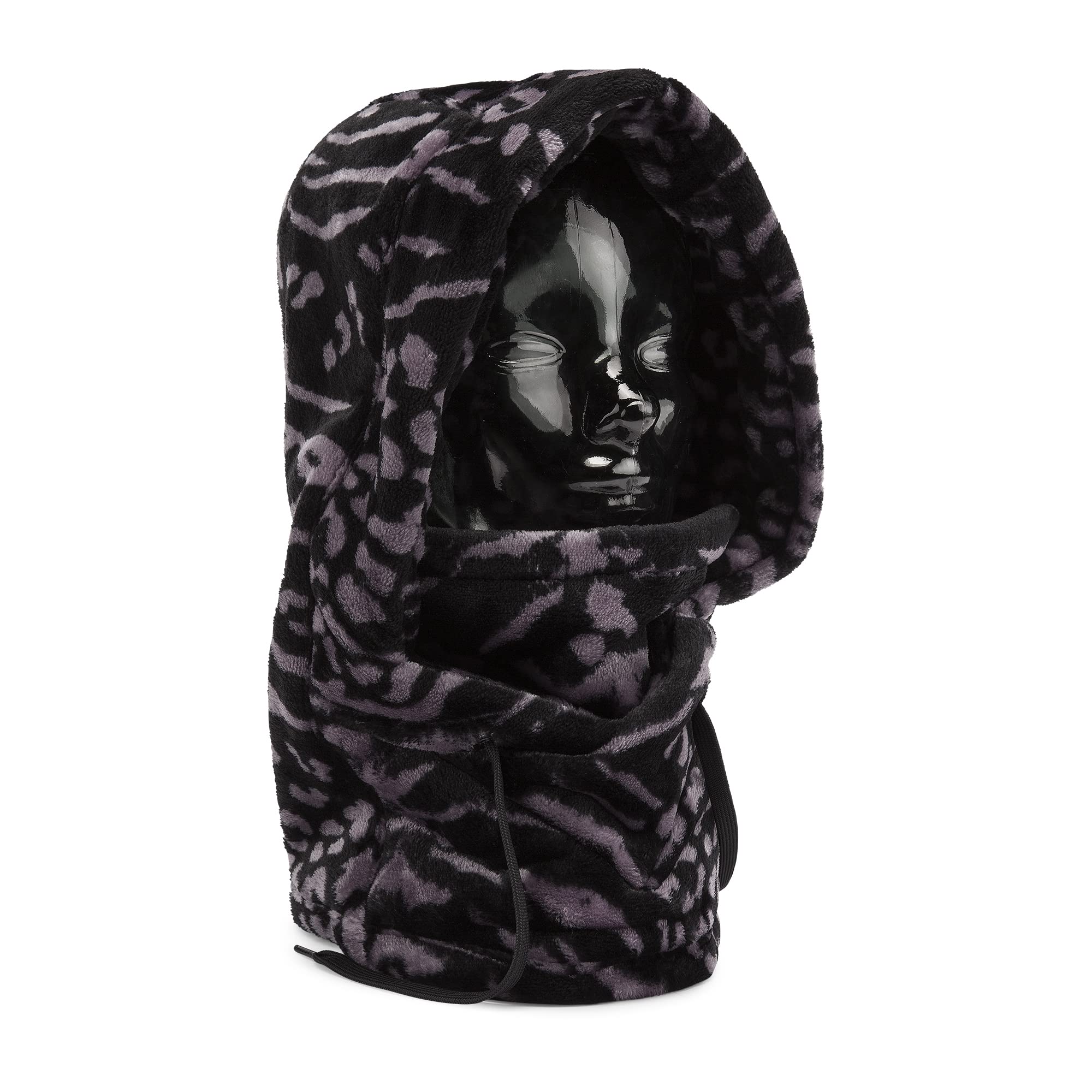 Volcom Women's Dang Thingy Hooded Pullover Neck Warmer, Black S3, One Size