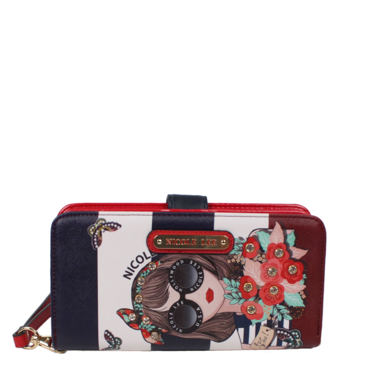 Nicole Lee "Judith Loves Flower Print Wallet