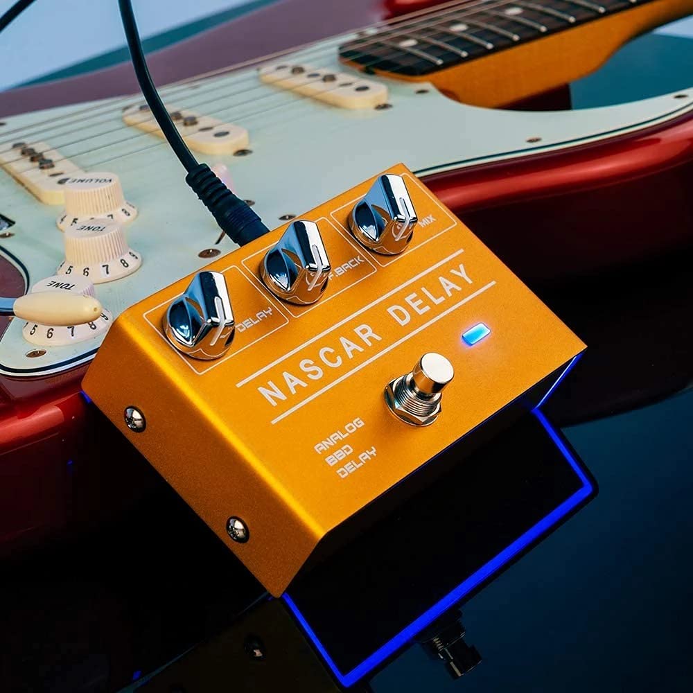 WYFDP Delay Effect Pedal by Classic BBD Deliver Warm Natural Sound Perfect for Solo Analog Delay Guitar Pedal