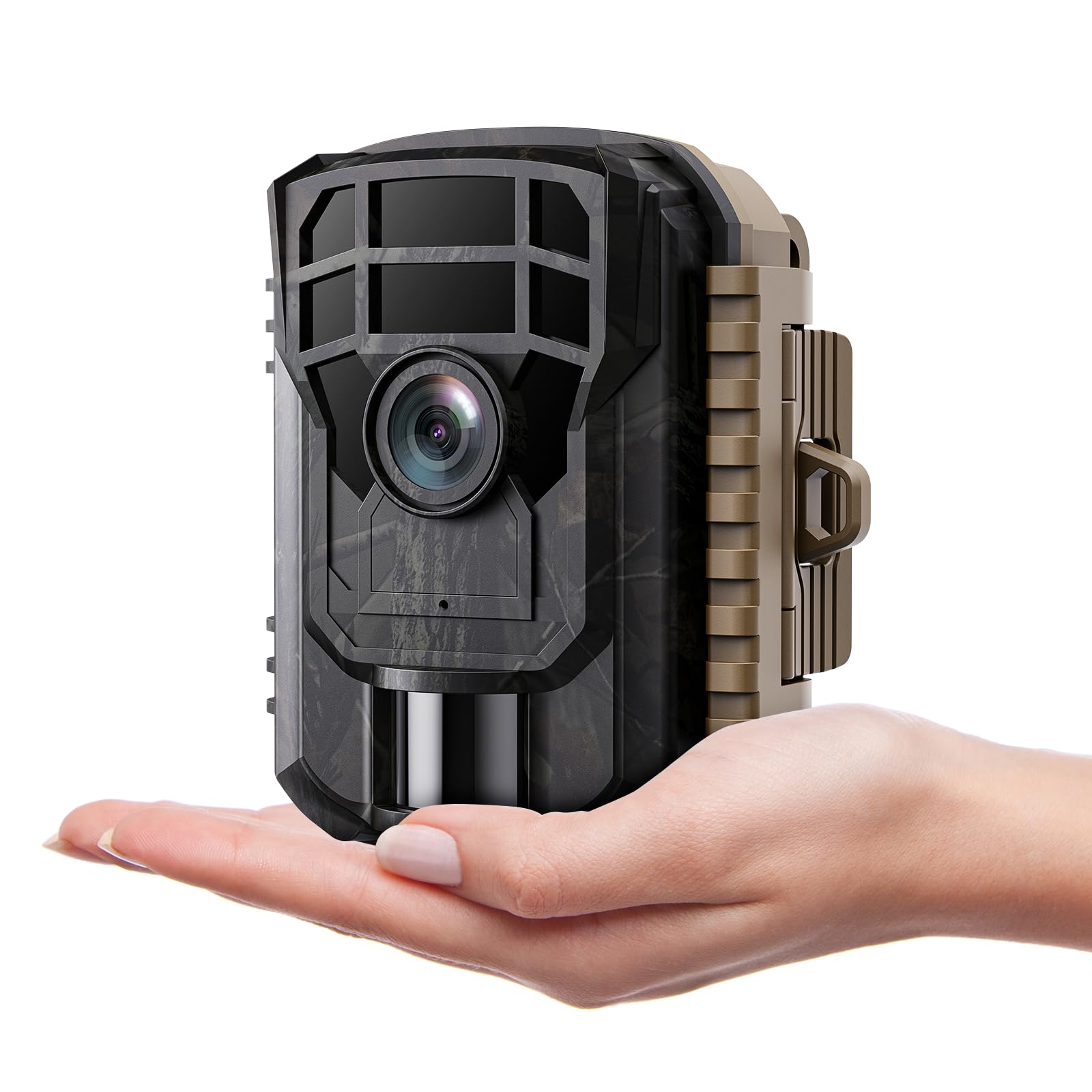 VOOPEAK Mini Trail Camera 2024 Upgrade 36MP 2K Small Hunting Game Camera with Night Vision Motion Activated IP66 Waterproof, 120° Wide-Angle Trail Cam Small for Wildlife Scouting
