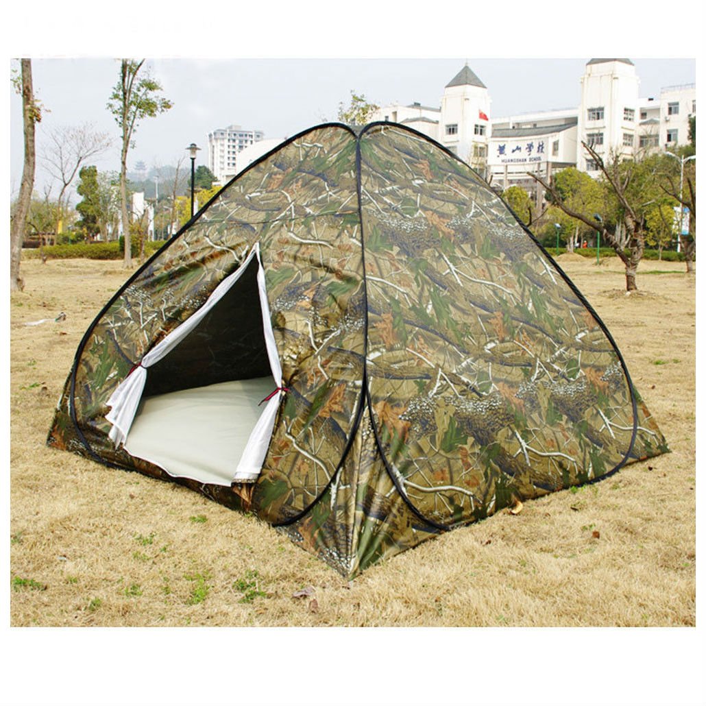 Portable Camouflage Pop Up Camping Hiking Automatic Instant Tent 3-4 Person Camo