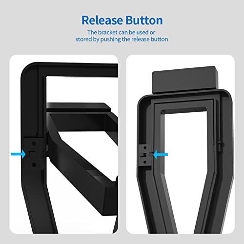VR Stand, VR Headset Stand Virtual Reality Headset and Controllers Holder, VR Headset Display Holder and Controller Mount Station for Oculus Quest 2/PS