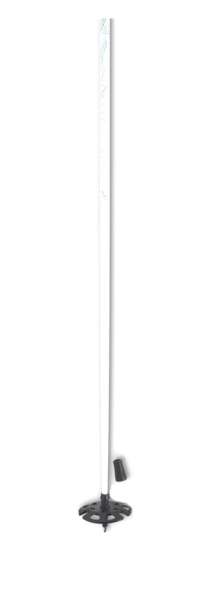 Whitewoods Unisex Backtrail Aluminum Nordic Ski Poles with Oversized Basket, White, 145 BTAP