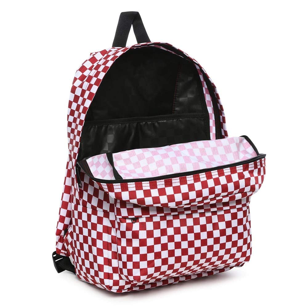 Vans Men's Old Skool III Backpack, Chili Pepper Checkerboard, OS