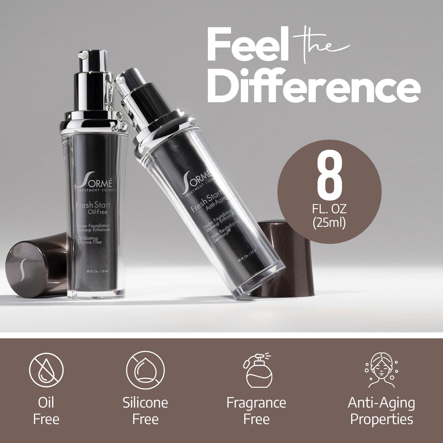 Sorme Fresh Start Under Foundation Makeup Enhancer | Anti-Aging Makeup Primer for Mature Skin | Hydrating Primer for Normal & Dry Skin | 25 ml Face Primer for Makeup | Primer Face Makeup with Dermaxyl