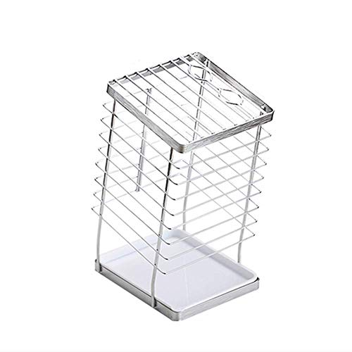 ZH1 The Thickened 304 Stainless Steel Knife Holder is Easy to Clean and Save Space. The Unique Slot Can Protect The Blade and Has a Removable Water Tray.