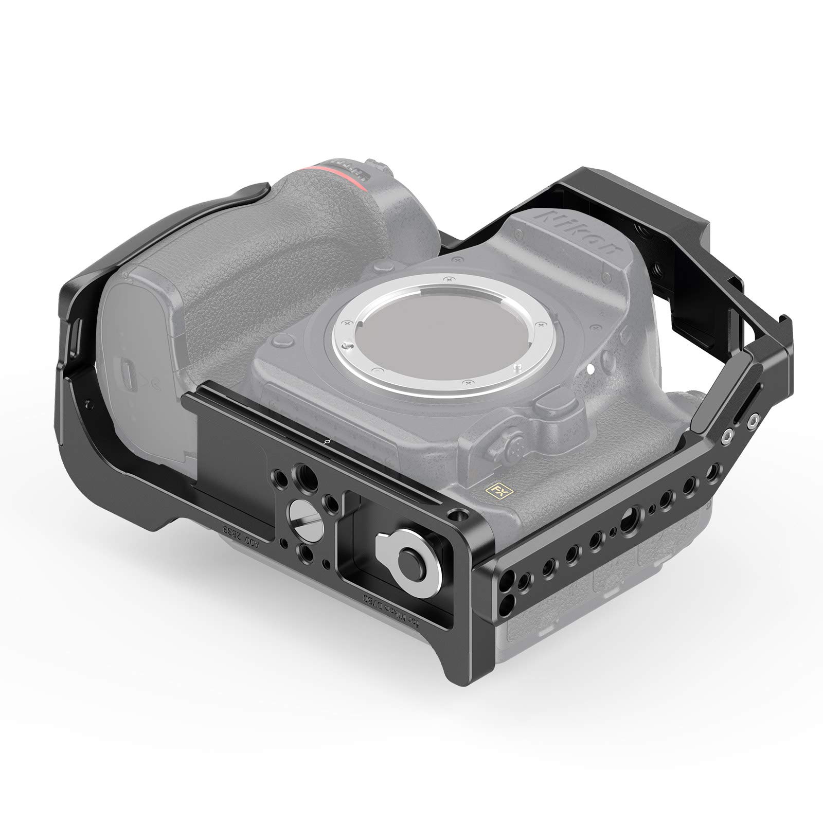 SmallRig Aluminum Alloy Cage for Nikon D780 Camera, Built-in NATO Rail and Cold Shoe Mount for Microphone and Light - 2833