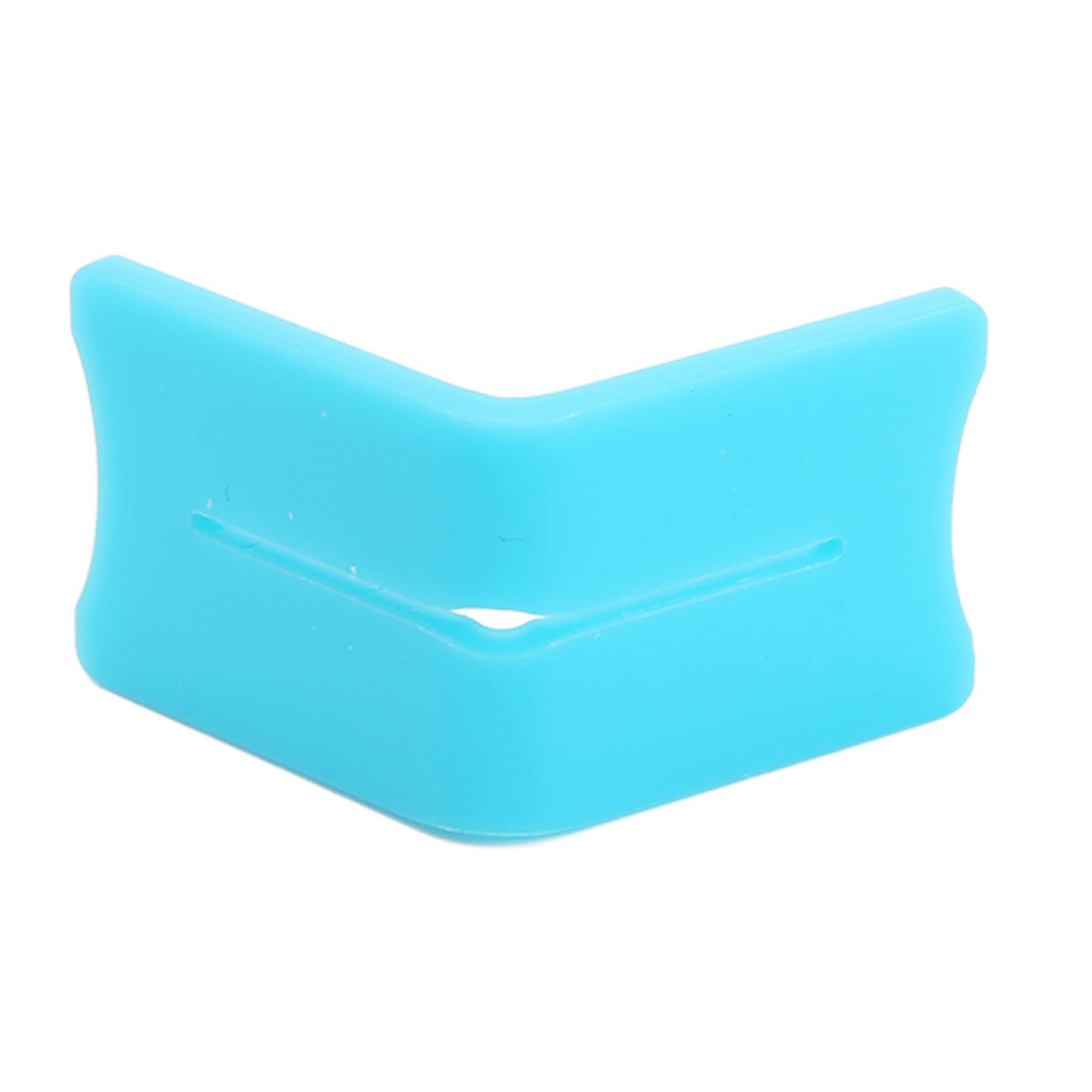 Photo Holder, High Durability Acrylic Photo Holder Decorative Reusable V Shape Stable for Dorm (Blue)
