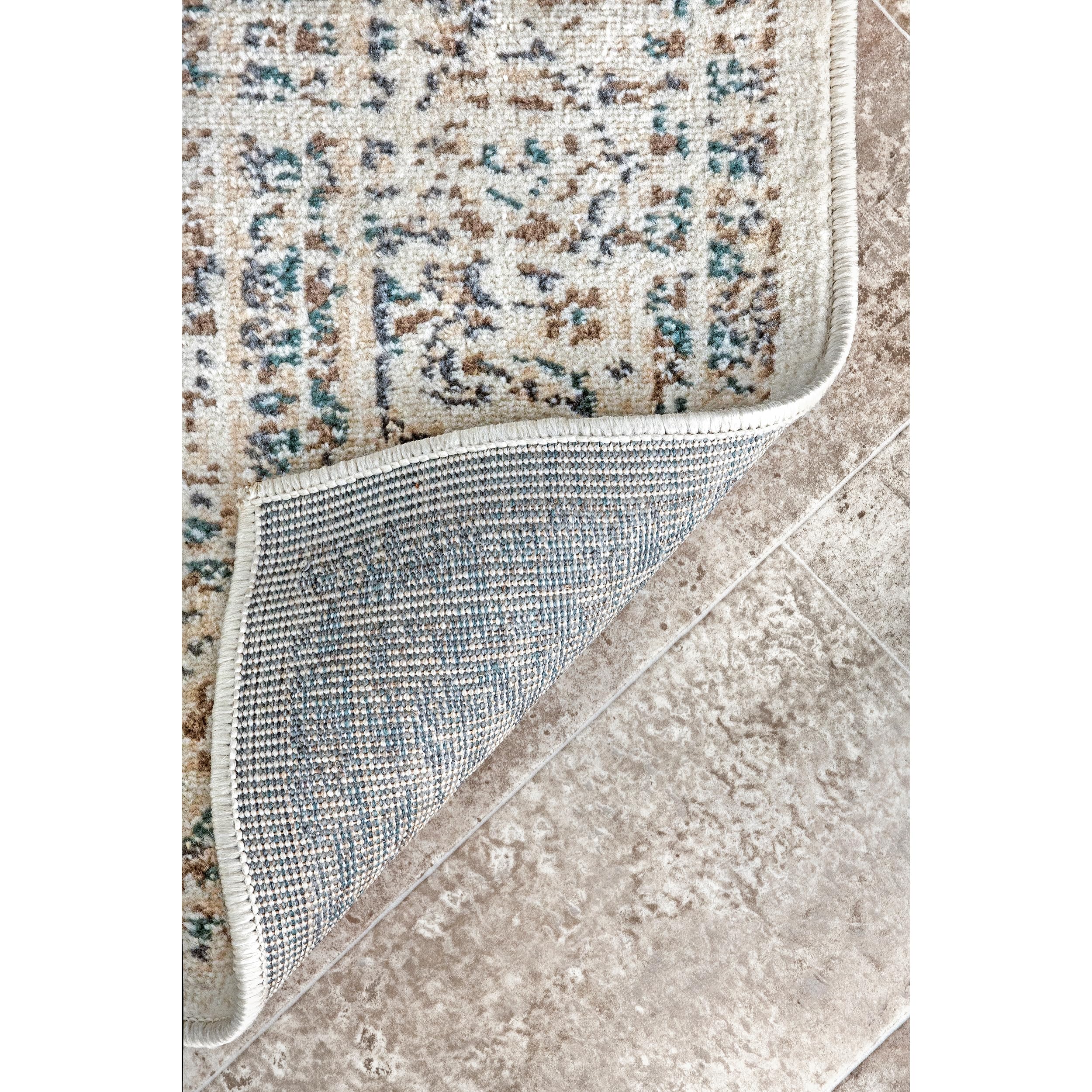 nuLOOM Tanith Vintage Medallion Area Rug, 9x12, Cream