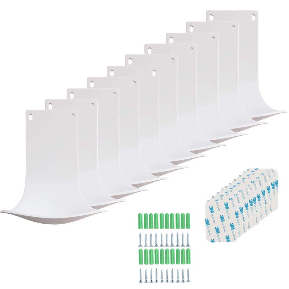 Soap Dispenser Drip Tray, Wall Mount Soap Dispenser Bracket, Laundry Detergent Drip Tray, Easy to Clean(White,10pcs)