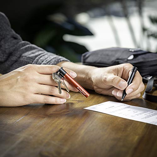 Nite Ize INKA Key Chain Pen, Everyday Carry Full Size and Quick Use Pen, Red