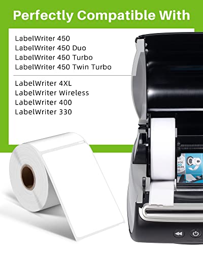 PHOMEMO - Replacement for DYMO 30256-2-5/16" X 4β Shipping Labels, Compatible with Rollo, DYMO Labelwriter 450, 4XL & Zebra Desktop Printers 8 Rolls/2400 Labels