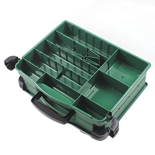 WALNUTA Promotion Fishing Tackle Box Double-Sided Four Layers Multifunctional Fishing Lure Hook Accessories Storage Case Boxes