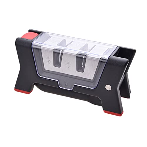 WANGYONGXIANG Knife Sharpener, Professional Kitchen Knife Sharpener, Easily Sharpens All Scissors, Chef and Kitchen Knives, Easily Restores Dull to Sharp, Manual Knife Sharpener