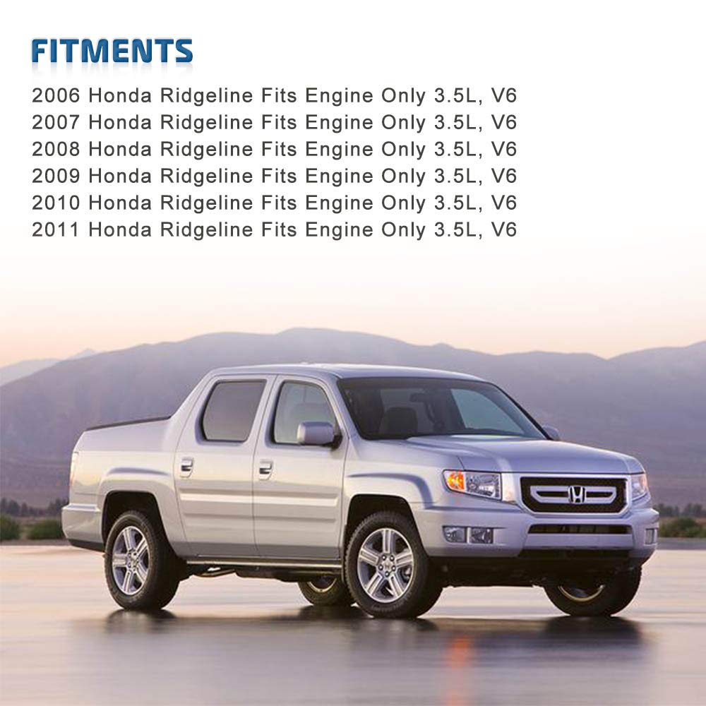 Power Steering Pump Replacement For Compatible with 2006 2007 2008 2009 2010 2011 Honda Ridgeline 3.5L Power Assist Pump Replace # 21-5193