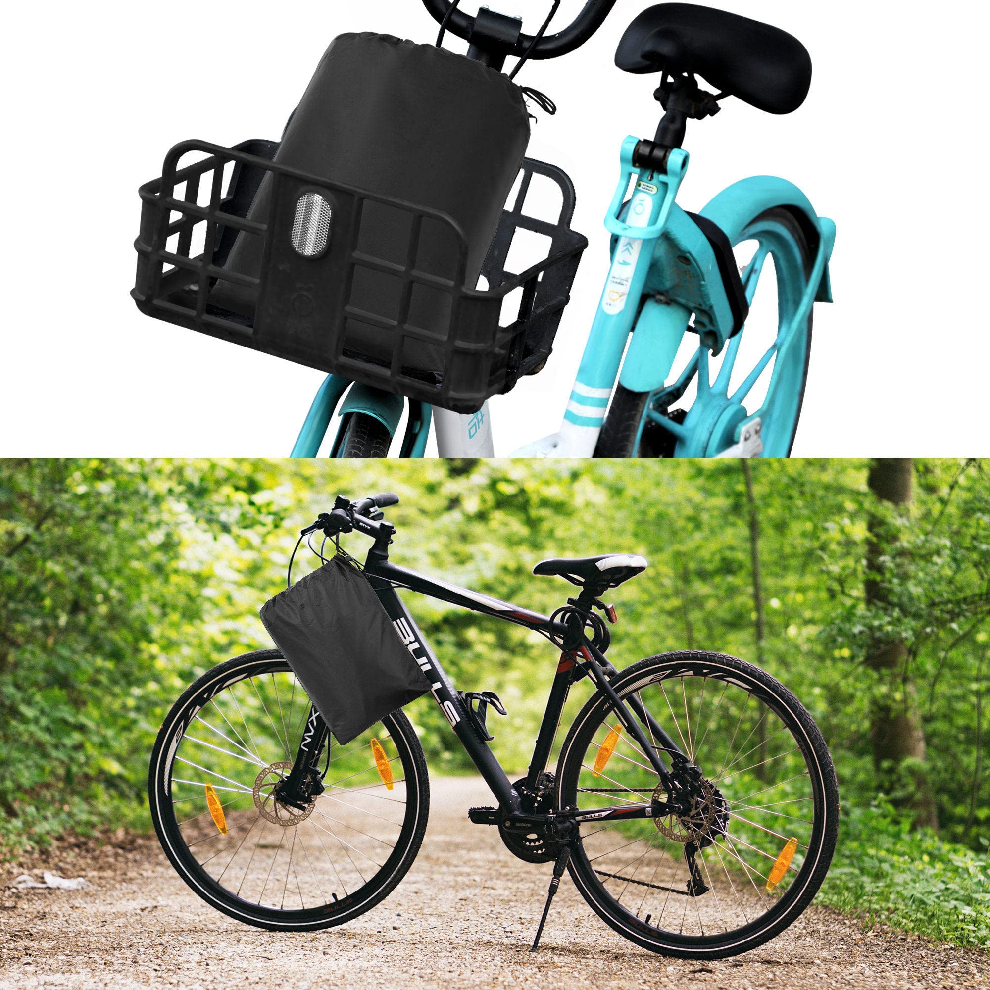 THYWD Bike Cover Waterproof Outdoor 2 or 3 Bicycles Rain Cover