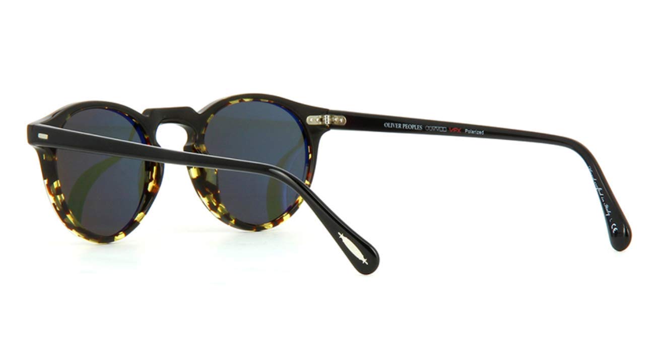 Oliver Peoples OV5217S 1178P1 Sun Black/Tortoise Gregory Peck Sun Round Sungl, Black Tortoise ,Medium
