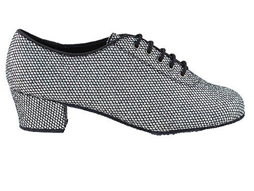 Very Fine Salsa, Latin, Ballroom Women Dance Shoes Classic Series 2001 1.5 inch Heel (Black Sparklenet, Women, Numeric_10)