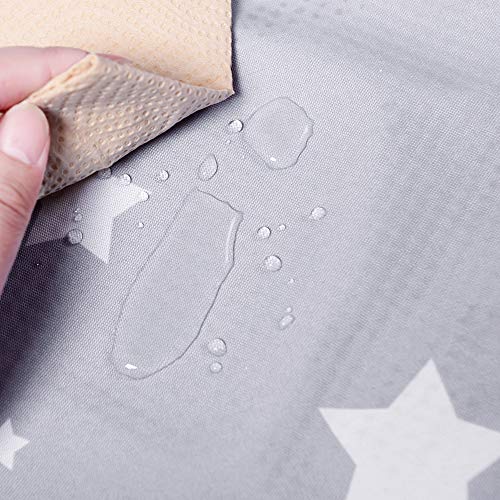 Splat Mat for Under High Chair/Arts/Crafts by CLCROBD, 51" Baby Anti-Slip Food Splash and Spill Mat for Eating Mess, Waterproof Floor Protector and Table Cloth