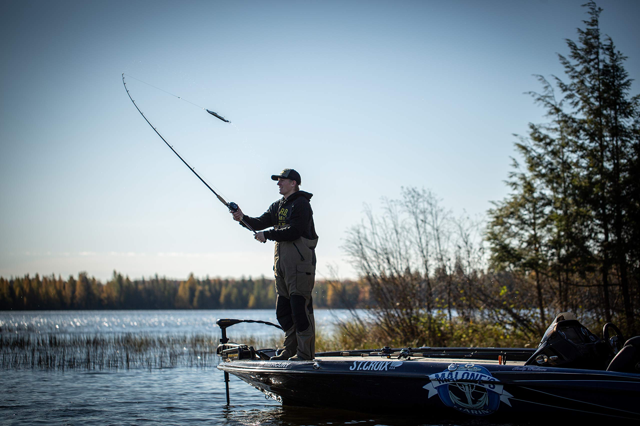 St. Croix Rods Mojo Musky Casting Rod Extra-heavy/Fast , Black Cherry Metallic, 7'2"