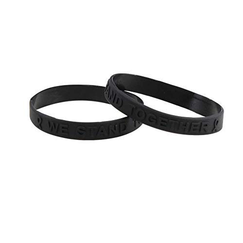 POW/MIA Awareness Silicone Bracelet Embossed (Raised Letter) 5 Pack