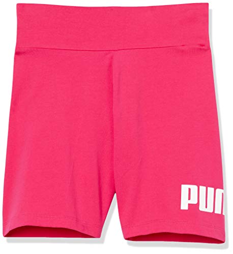 PUMA womens Essentials+ 7" Yoga Shorts, Bright Rose, Small US