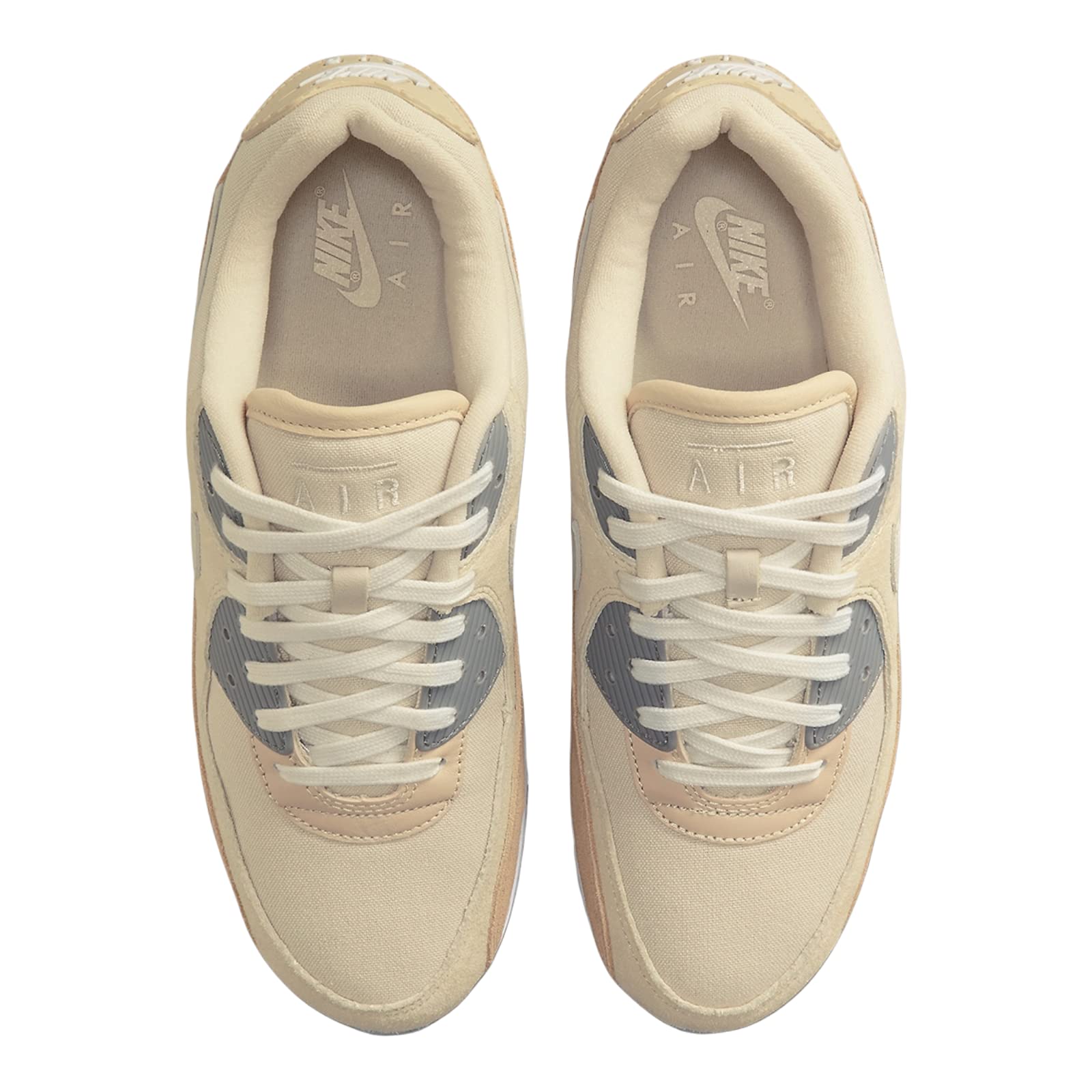 Nike Air Max 90 Tan Grey Unisex DA1641-201 Limited Edition (Air max 90, numeric_10)