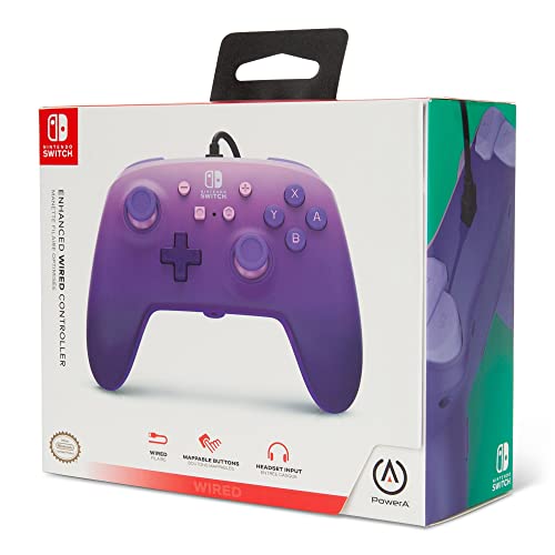 PowerA Enhanced Wired Controller for Nintendo Switch - Lilac Fantasy