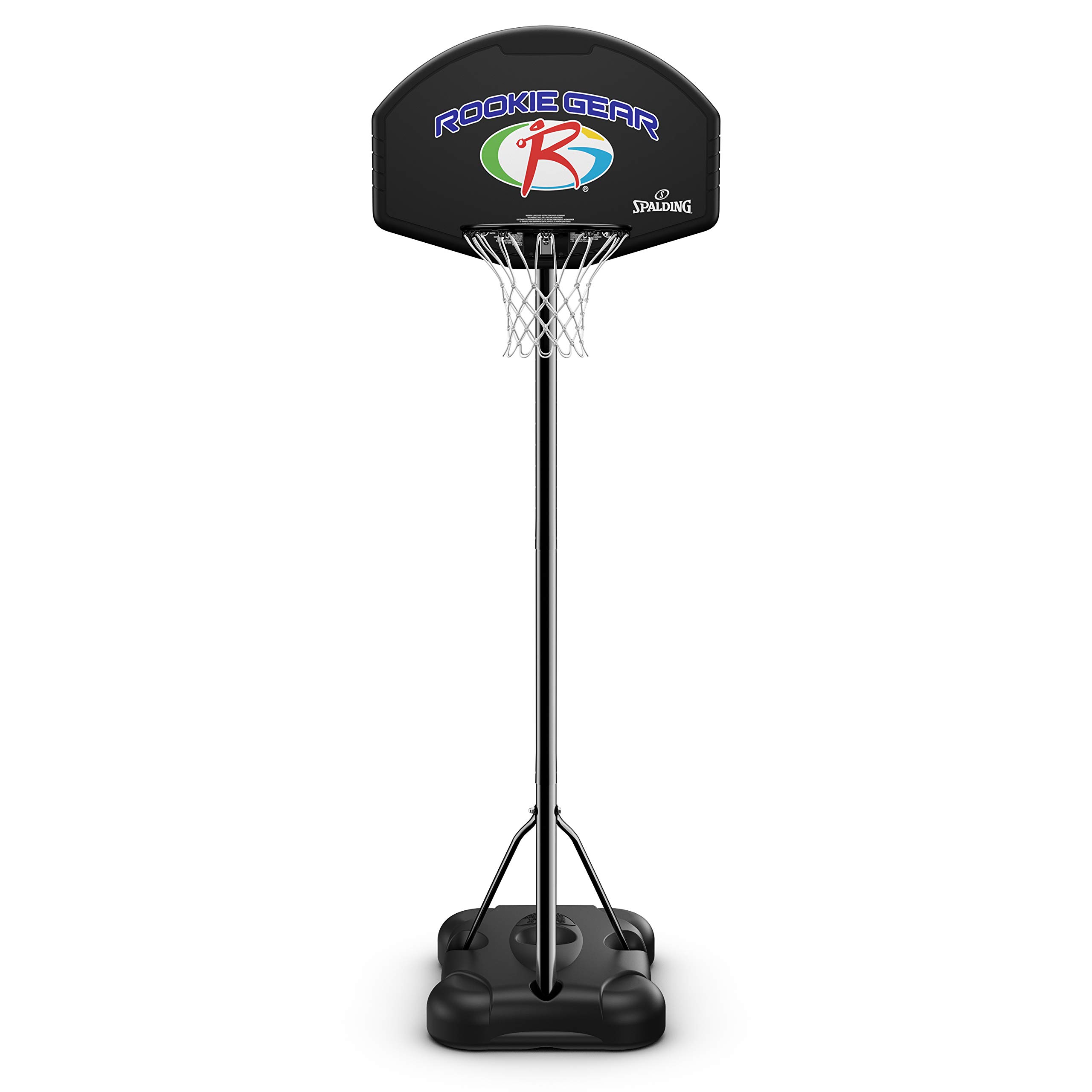 Spalding 32" Rookie Gear Eco-Composite⢠Telescoping Portable Basketball Hoop