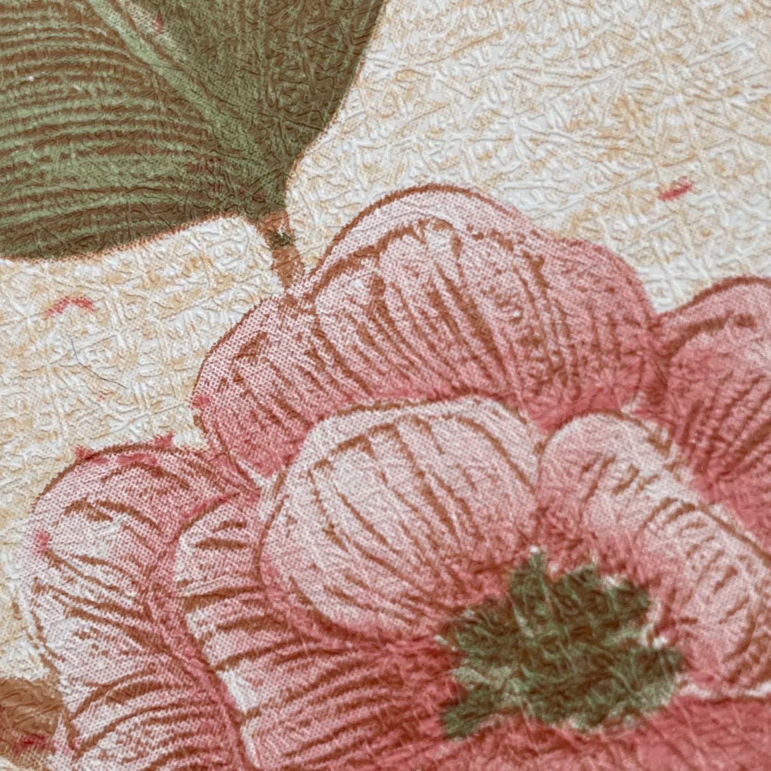 Yifasy Drawer Shelf Liner Rustic Floral Self-Adhesive Furniture Inner Lining Paper Sheet Removable Wallpaper Roll 118x18 Inch