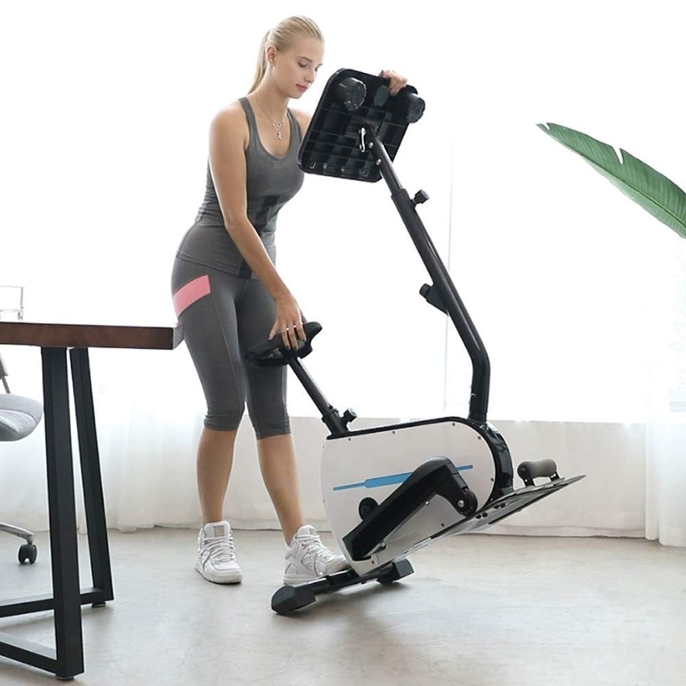 YFDM Mini Stepper,Fitness Stair Stepper - Portable Twist Stair Stepper Adjustable Resistance,Fitness Exercise Machine with Resistance Bands Durable & LCD Display and Comfortable Foot Pedals