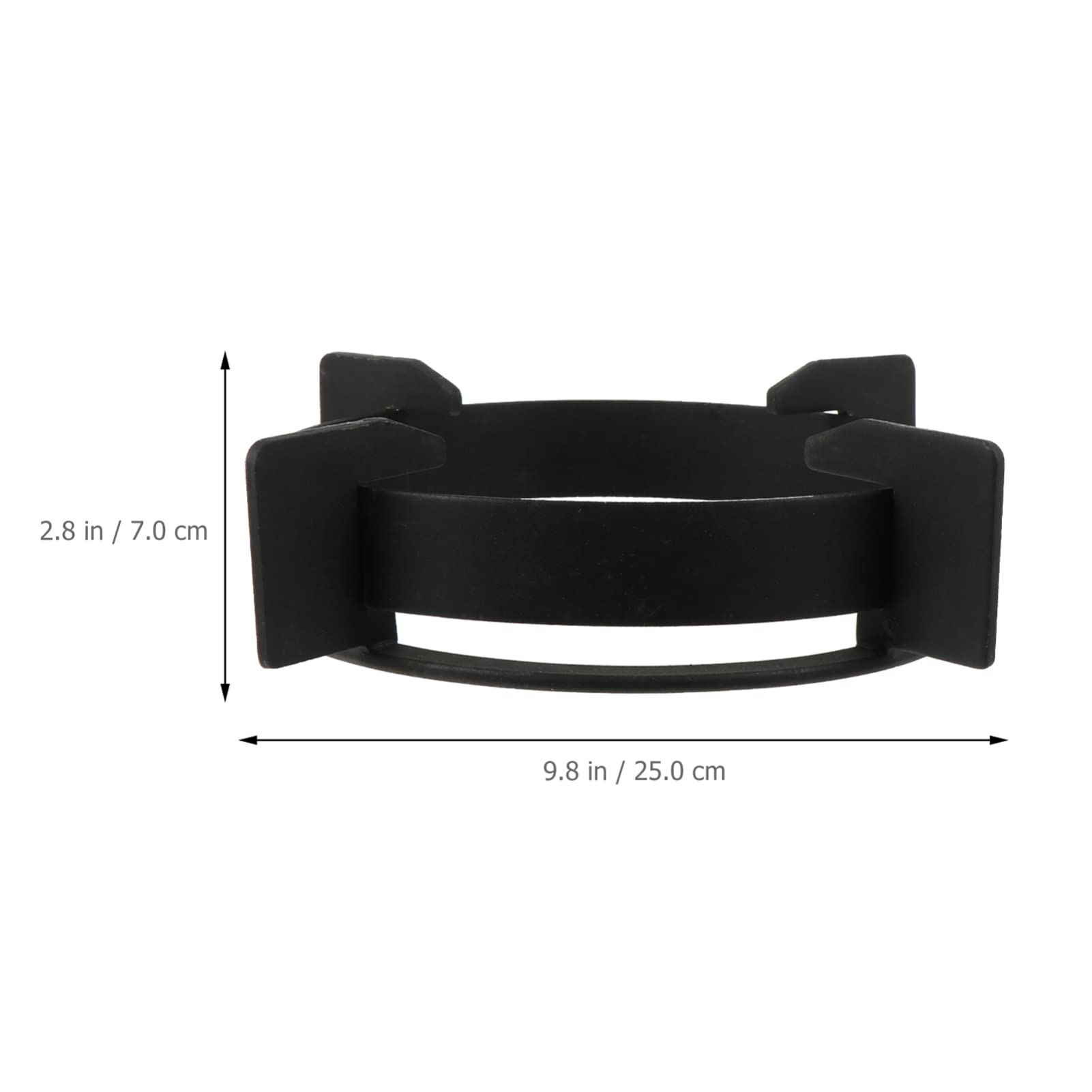SOLUSTRE Metal Brackets Gas Stove Wok Holder Rack Cast Iron Wok Ring Milk Pot Non- Slip Wok Support for Home Kitchen Cookware Stove E1 Metal Stand