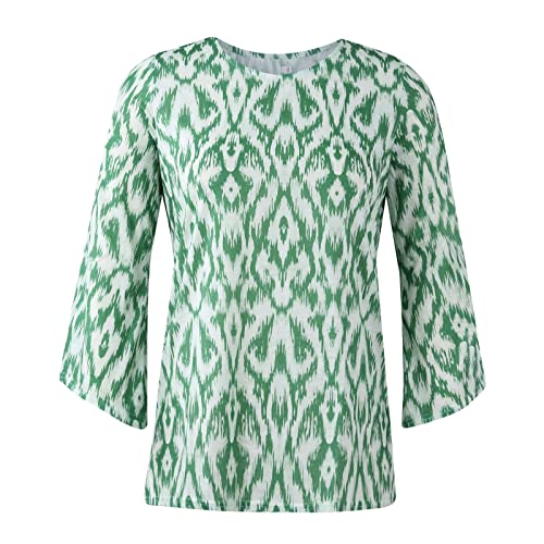 Women Fashion O-Neck Pullover Trendy Printing Autumn Sweatshirt Loose Casual Long-Sleeved Comfortable Blouses