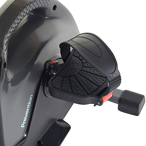 Prevention High Performance Under Desk Exercise Bike with Bluetooth Smart Cloud Fitness and Free APP[1149], grey/black