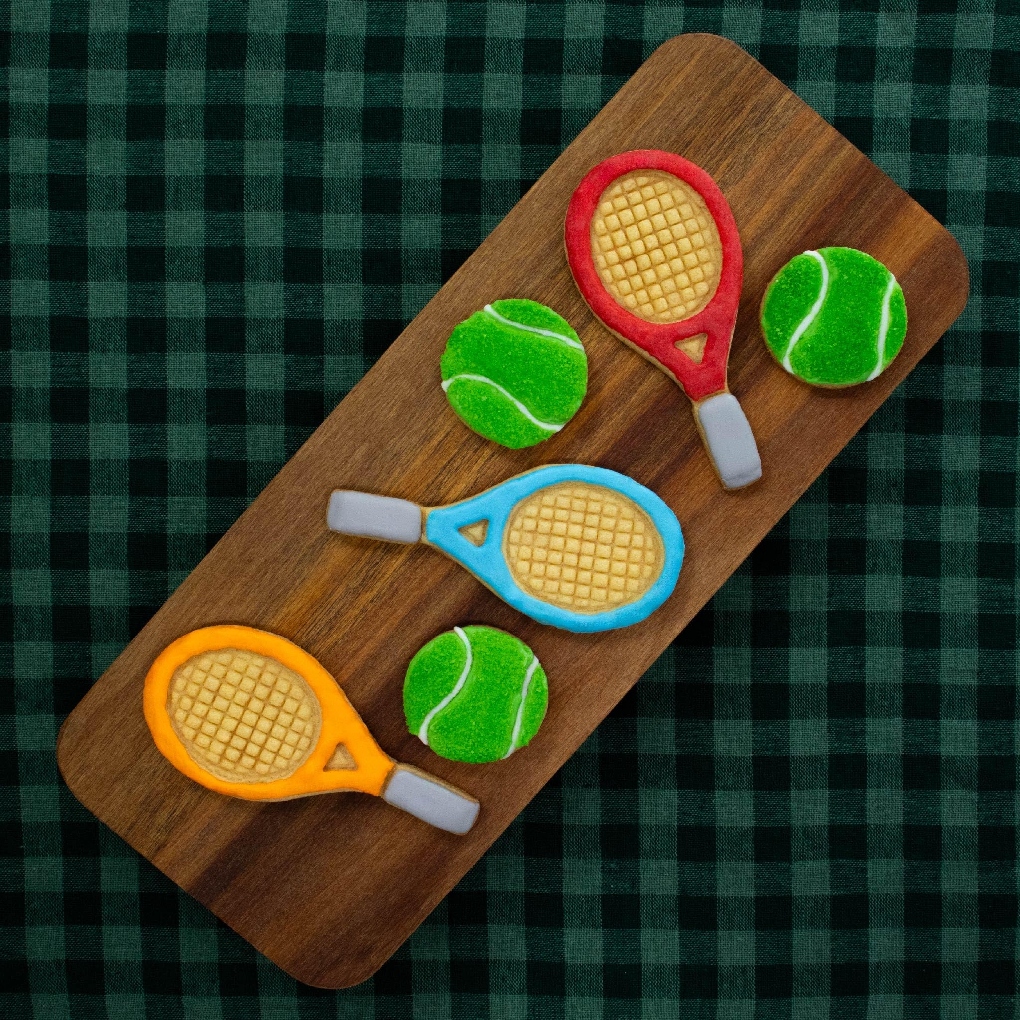 Tennis Racket and Ball cookie cutters, 2 pieces - Bakerlogy