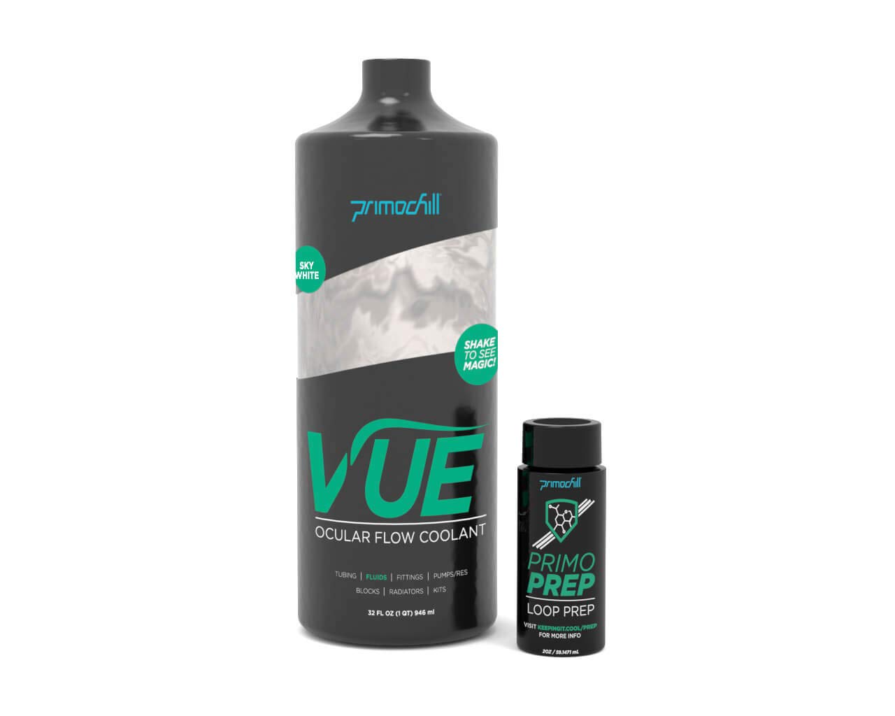 PrimoChill Vue Pre-Mix (32oz) -Computer WaterCooling Fluid - Sky White SX