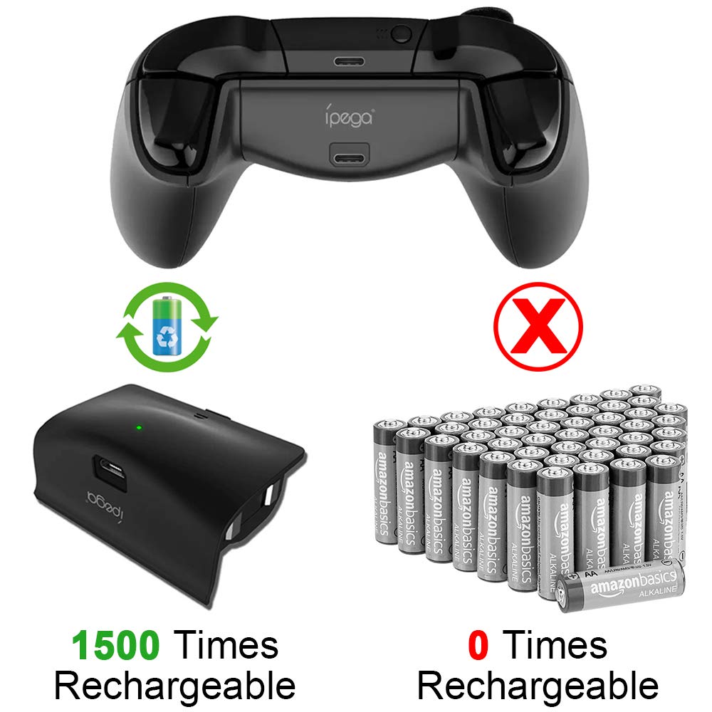 Rechargeable Controller Battery Pack for Xbox Series, arVin 1000mAh Mobile Battery Charger Kit with LED Indicator & USB C Charging Cable for Xbox Series X/Xbox Series S Controller