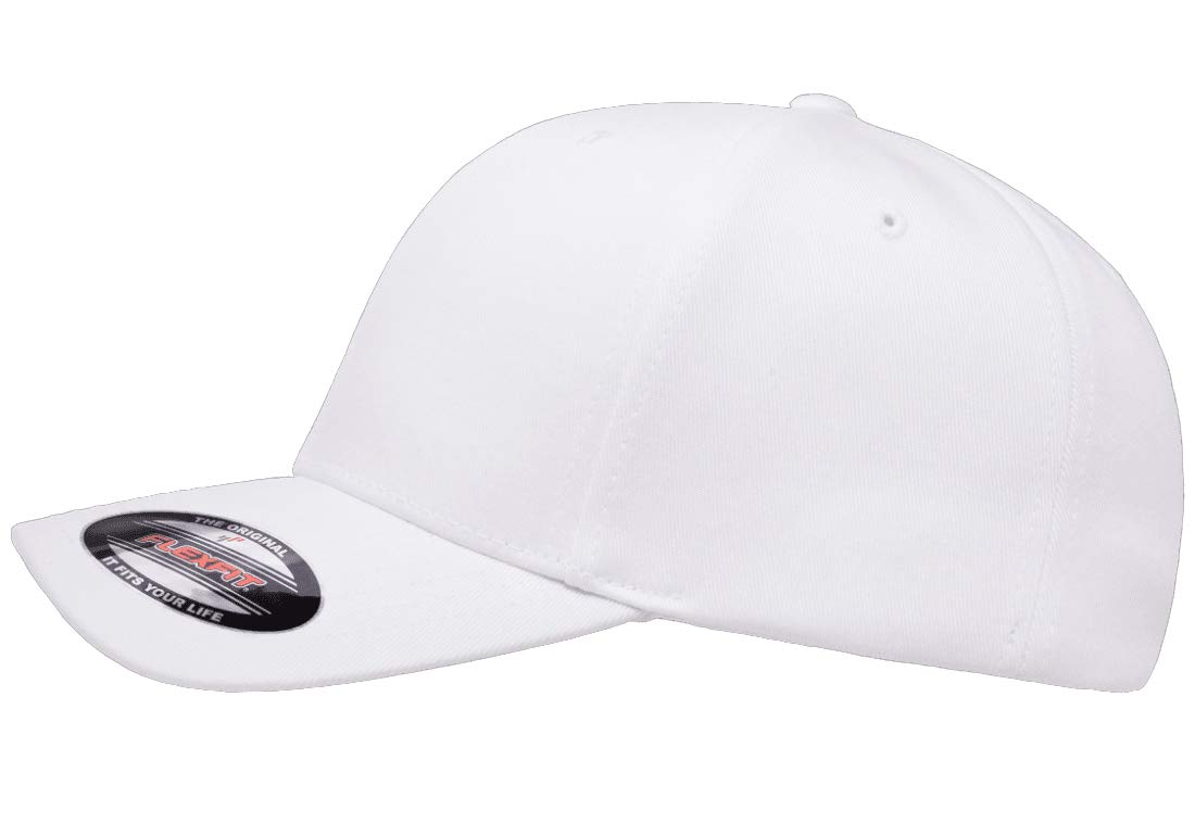 Plymouth Prowler Exotic Car Classic Outline Design Flexfit 6277 Athletic Baseball Fitted Hat Cap White L/XL