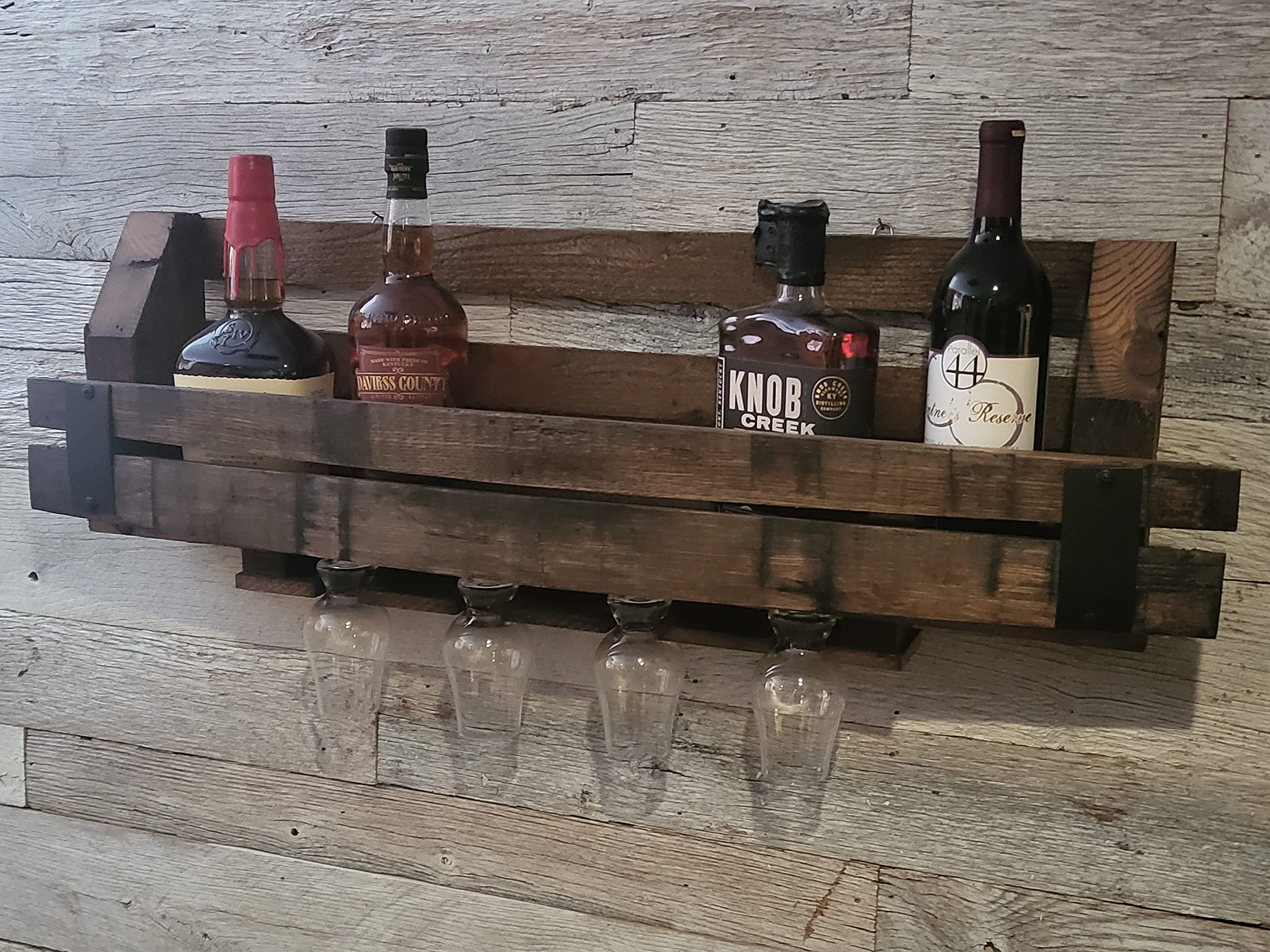 Whiskey Stave Shelf