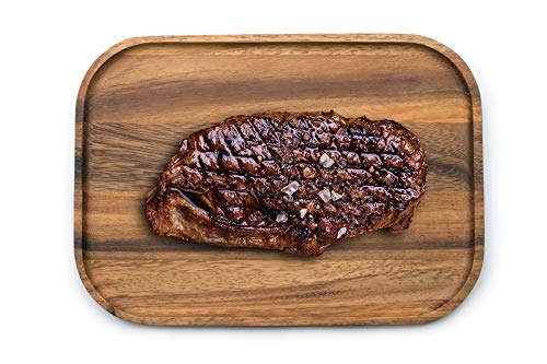 Ironwood Gourmet Small Steak Board, 7.5 x 10.5 x 0.5 inches, Brown