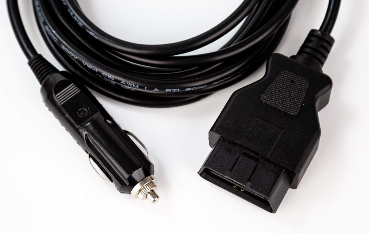 OBD2 Male to Cigarette Lighter Memory Saver Adapter Cable Car OBDII Emergency Power Supply Cable