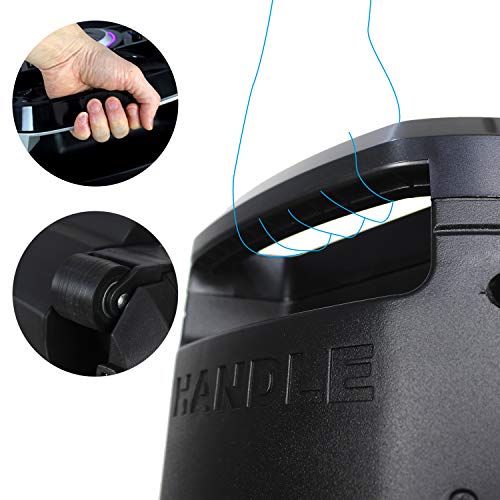 STARQUEEN Karaoke Machine Speaker for Adults Bluetooth Pa System with Dual 10 inch Woofer Colorful DJ Lights 2 Wireless Microphone Perfect for Party Speech Class