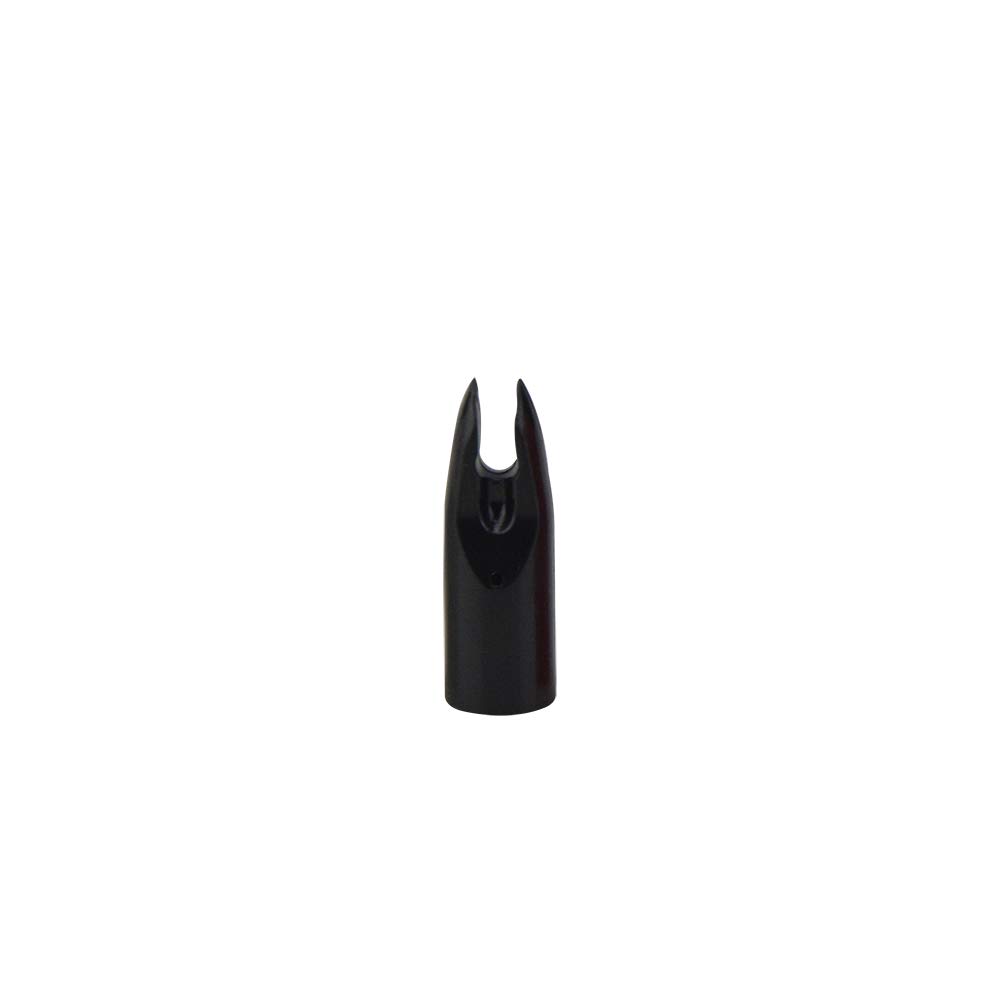 SHARROW 50pcs Archery Arrow Nocks Hunting for 7mm Arrows Shaft (Black)