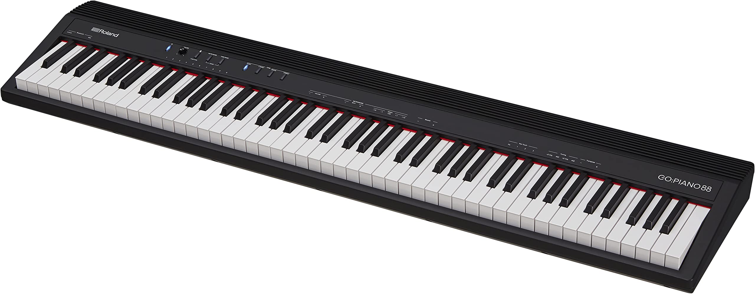 Roland GO:PIANO 88-Key Full Size Portable Digital Piano Keyboard with Onboard Bluetooth Speakers (GO-88P) (Renewed)