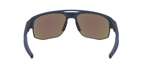 Oakley Men's Oo9424 Mercenary Rectangular Sunglasses, Matte Navy/Prizm Sapphire Iridium Polarized, 70 mm