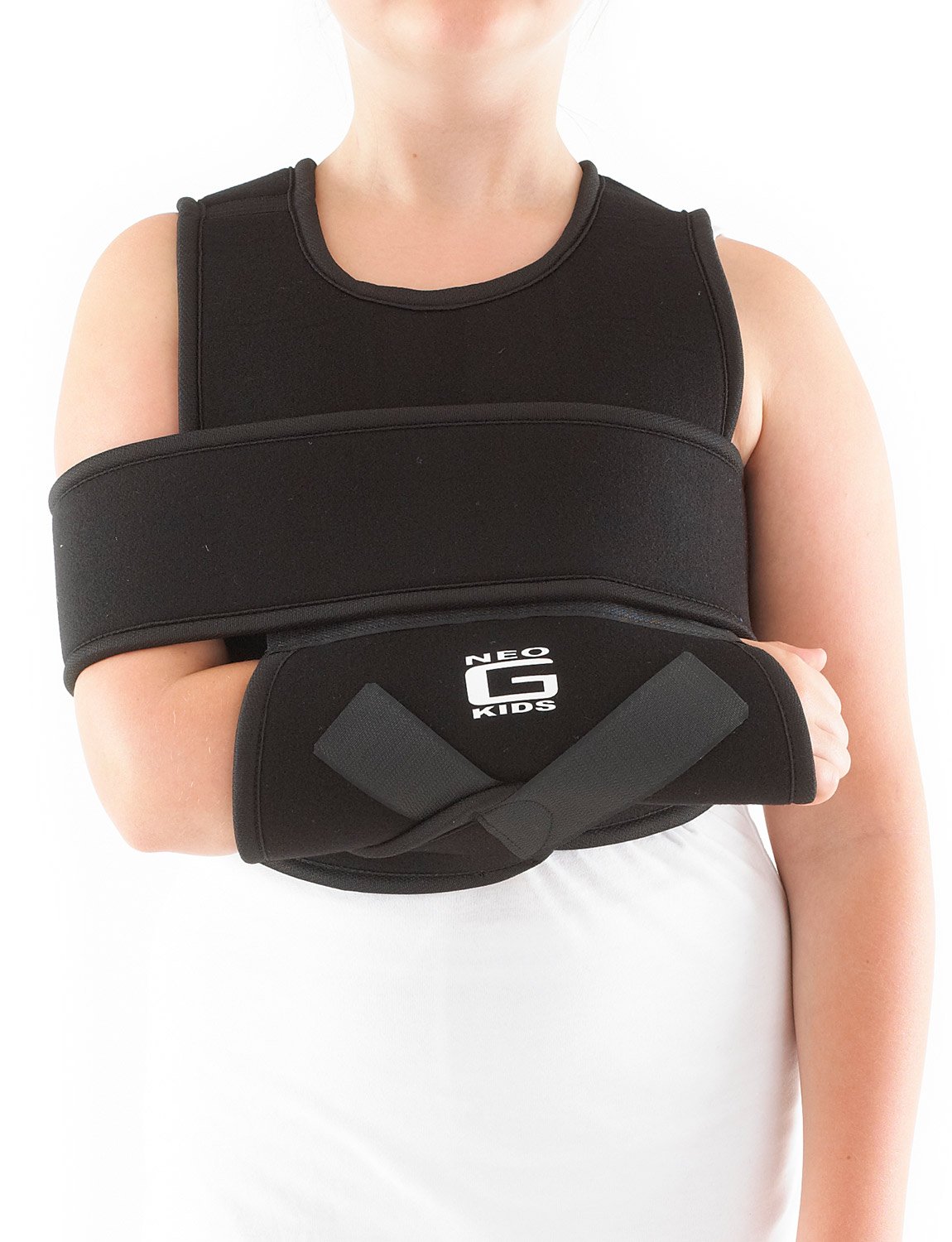 Neo-G Kids Comfort Shoulder Immobilizer - Breathable & Lightweight Fabric - For Pre/Post-Surgery Aid, Support & Elevate Arm, Injury Recovery, Arm Immobilization β Class 1 Medical Device β 1 Size