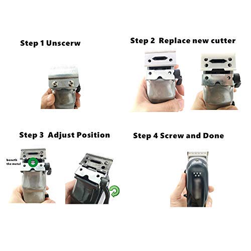 Pro Li Trimmer Replacement T Blade Ceramic Blade for Andis SlimLine Pro Li D8