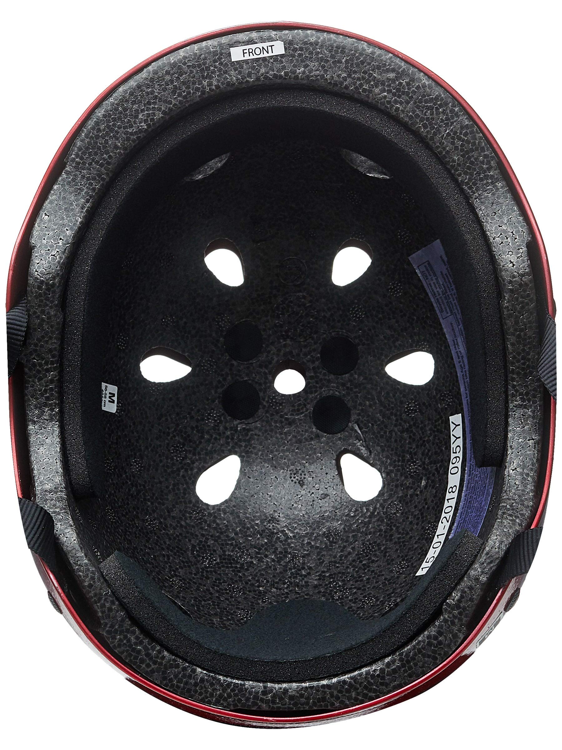 Pro-Tec Red Metal Flake Classic Skateboarding Helmet (L, Red)