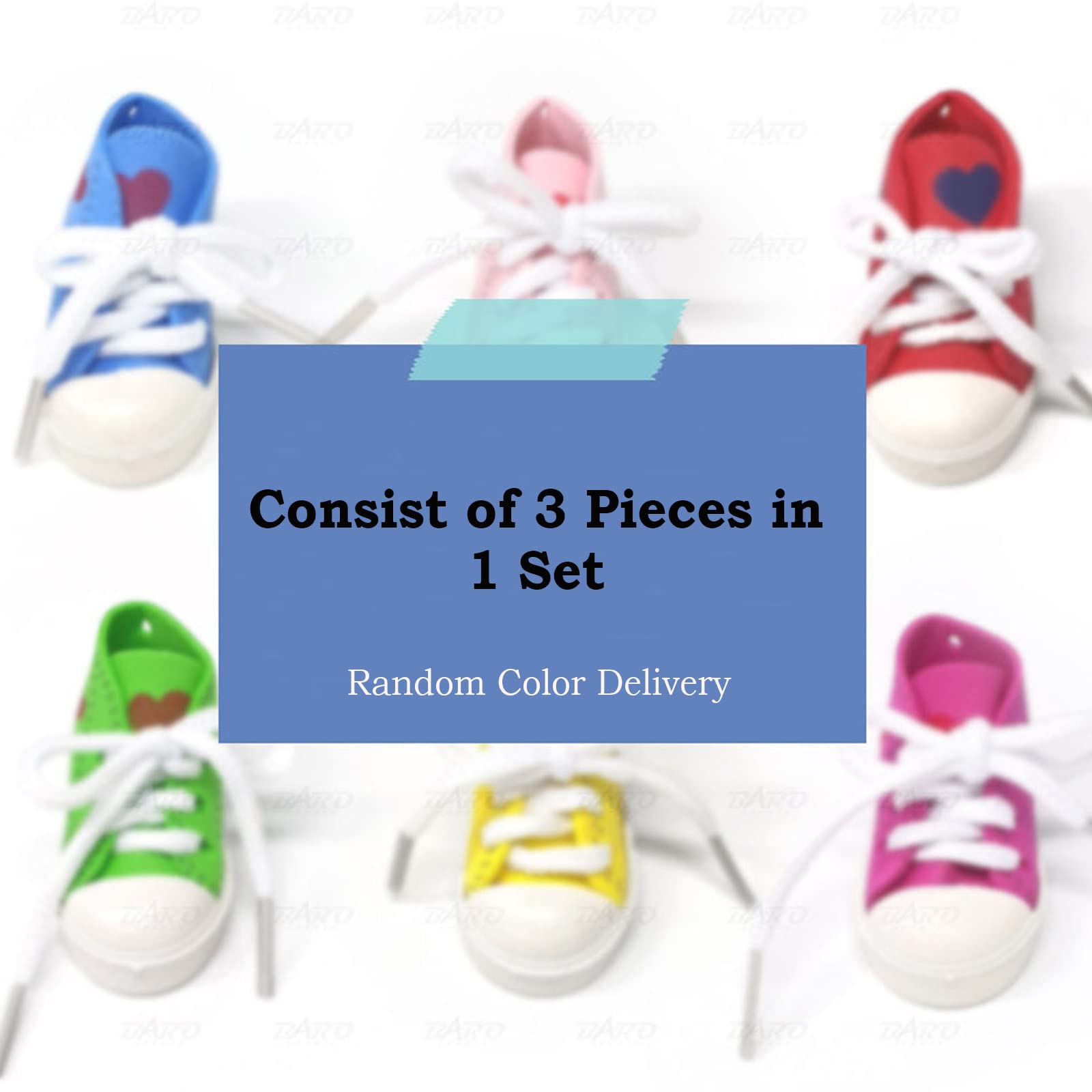 U1-Golf Tee 3 Piece Set Sneakers Golf Tee Holder, Golf Tee Hanger, Loss Prevention Tee Rings, Golf Accessories