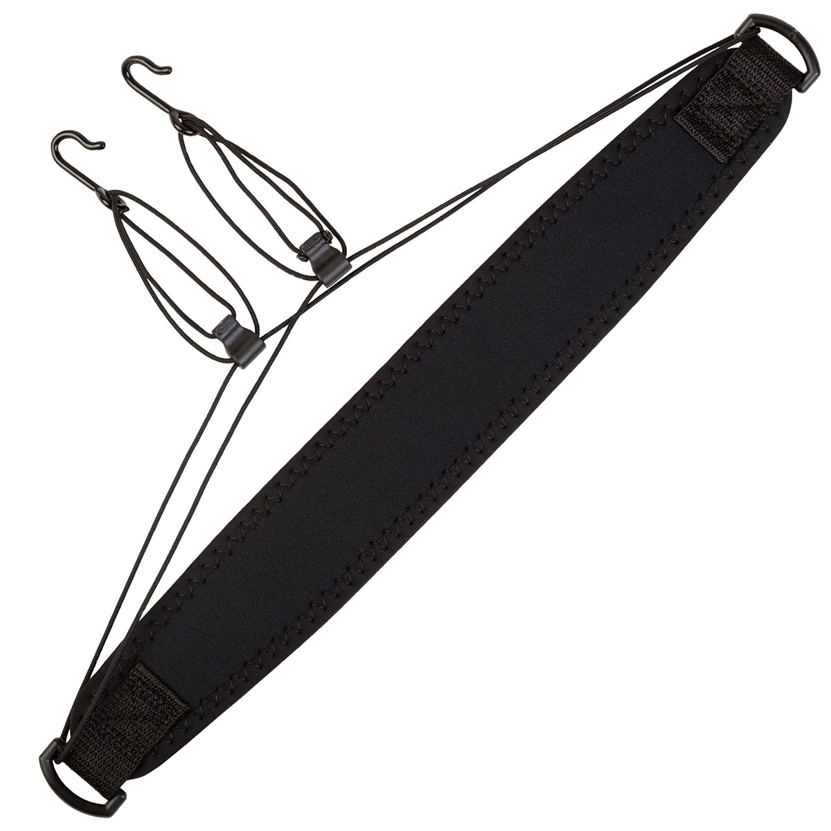 Neotech Classic 2-Hook for Saxophone, Clarinet, English Horn, Bassoon and Oboe Guitar Strap (2001072), Black